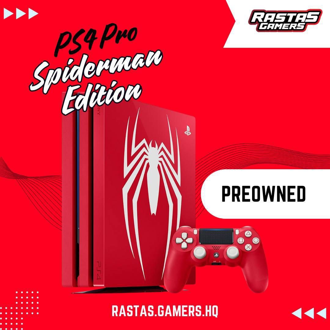 PS4 Pro Spiderman Edition, Video Gaming, Video Game Consoles ...