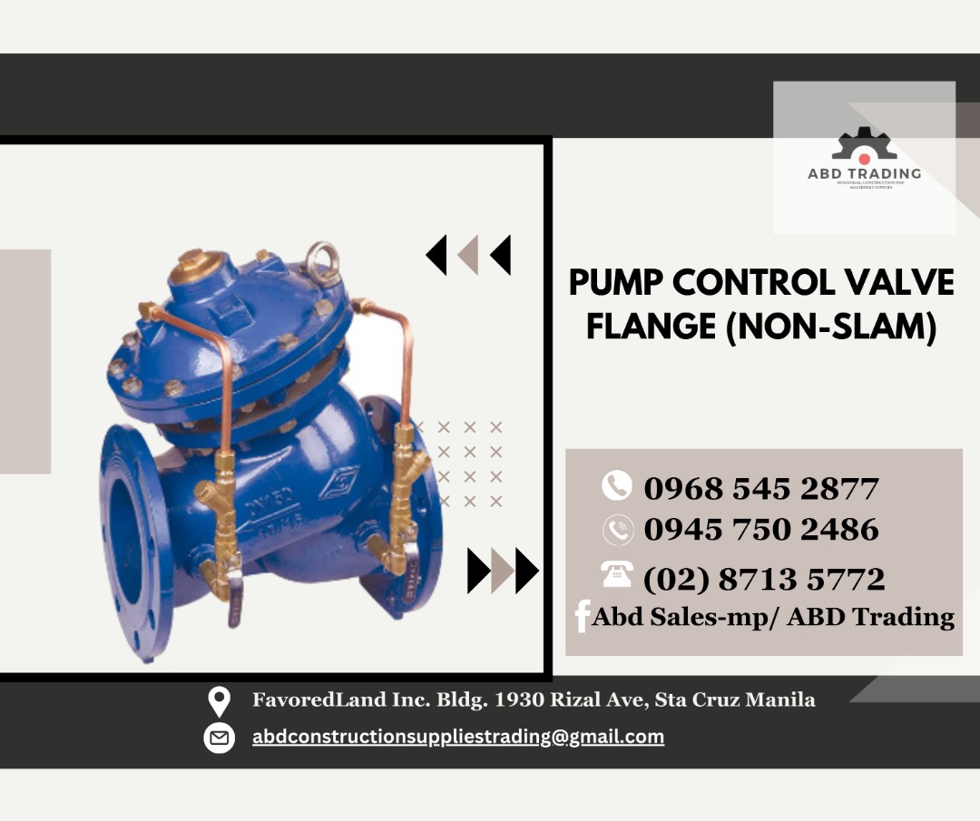 PUMP CONTROL VALVE FLANGE (NON-SLAM), Commercial & Industrial ...