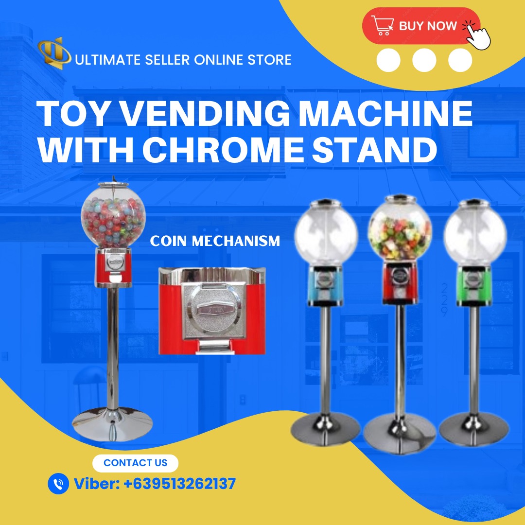 RT-G002 toy vending machine with chrome stand, Everything Else, Others ...