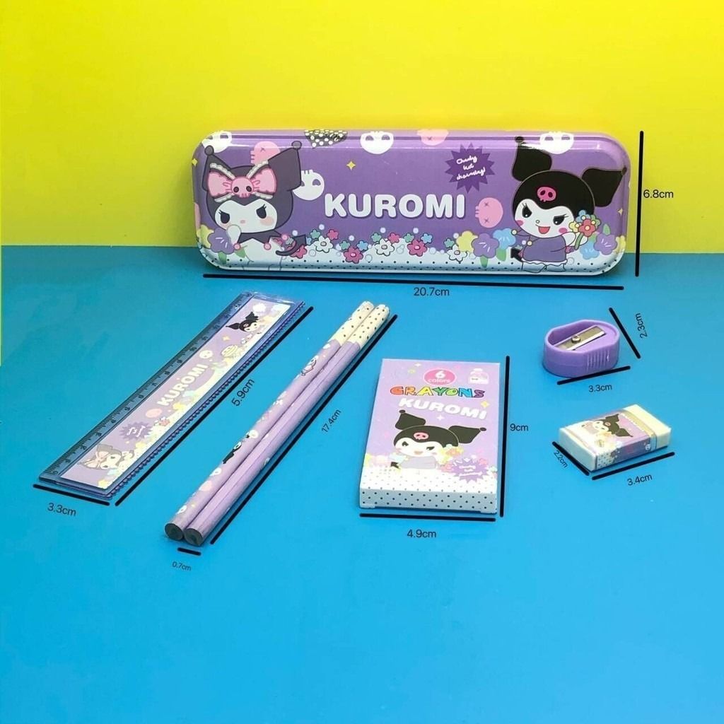 Sanrio Stationery Set with Gift Box Student Prize kuromi Cute Cartoon ...