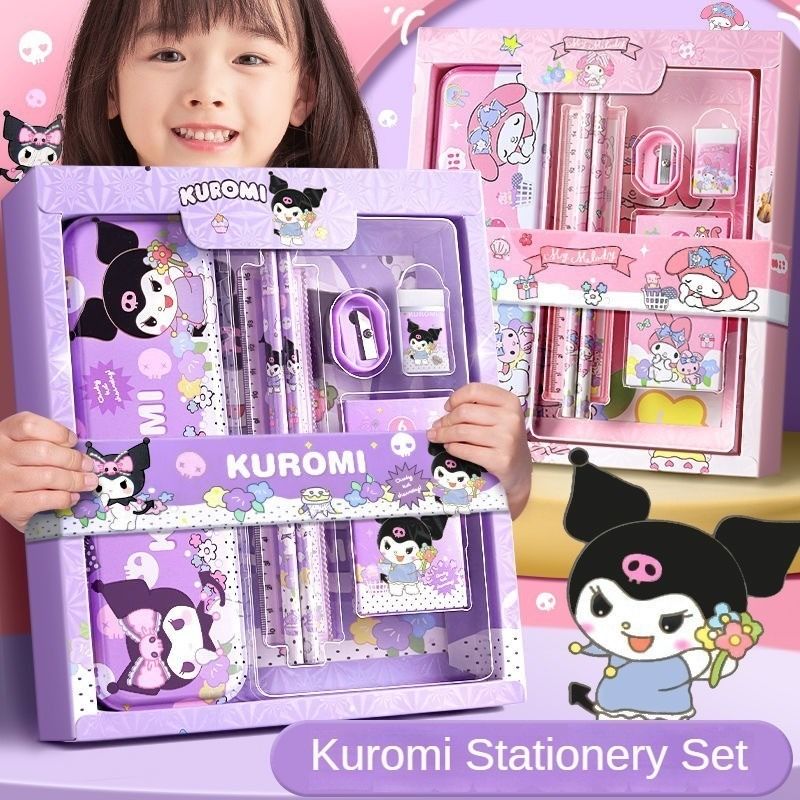 Sanrio Stationery Set with Gift Box Student Prize kuromi Cute Cartoon ...