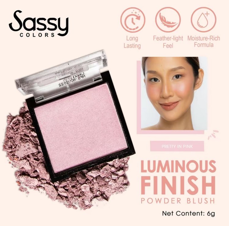 sassy colors pretty in pink radiant glow blush powder, Beauty ...