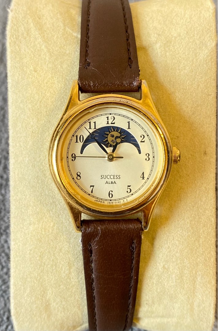 Seiko Alba Success Moonphase, Women's Fashion, Watches & Accessories ...