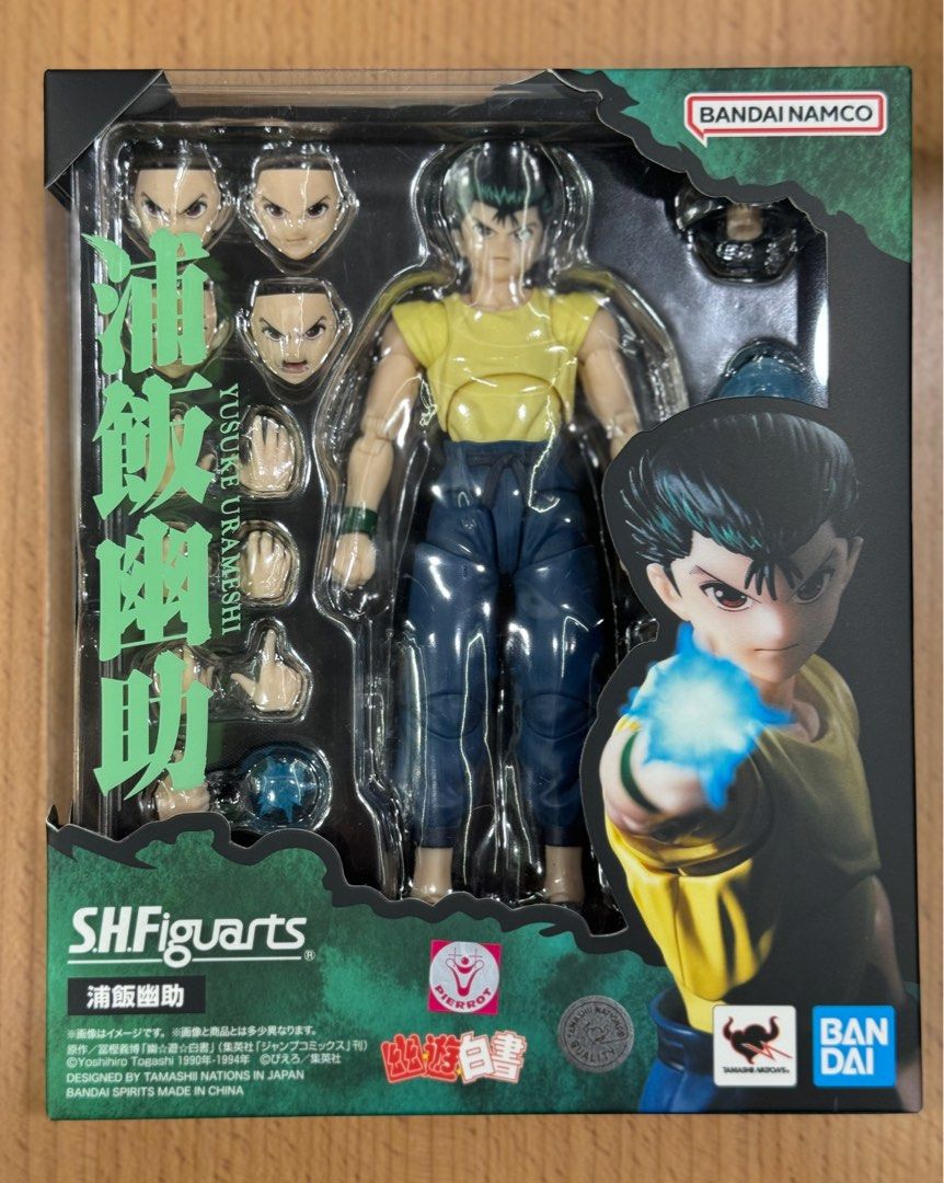 S.H.Figuarts Yusuke Urameshi SHF 幽遊白書 浦飯幽助 幽助 行貨, 興趣及遊戲, 玩具 & 遊戲類 ...
