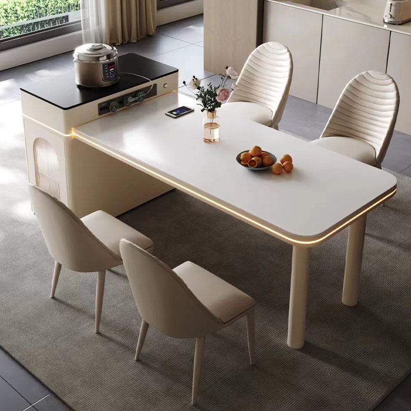 Sintered Stone island table dining table integrated household multi ...