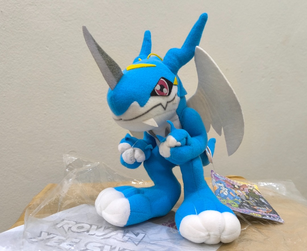 Exveemon 7" Plush Toy w/ Tag Digimon Banpresto 2001 doll, Hobbies ...
