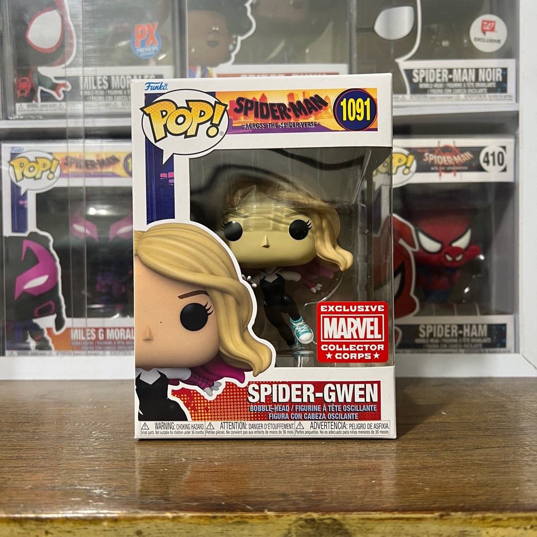 Spider-Gwen Across the Spiderverse (ATSV) MCC Funko Pop, Hobbies & Toys ...