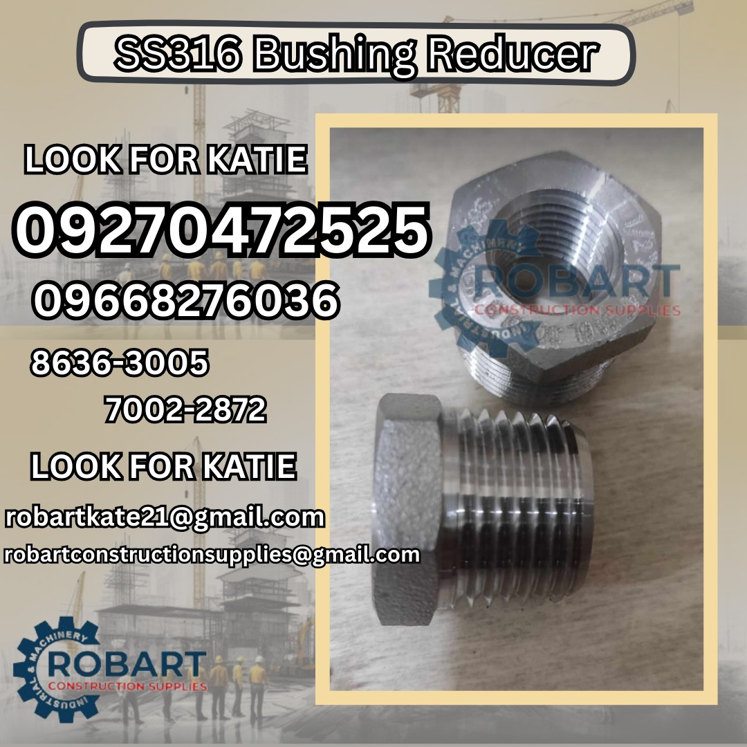 Ss316 Bushing Reducer, Commercial & Industrial, Construction Tools ...