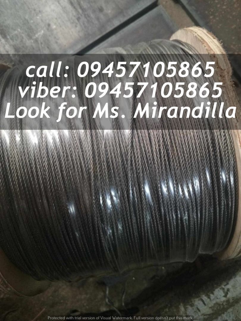 STAINLESS WIRE ROPE, Commercial & Industrial, Construction Tools ...