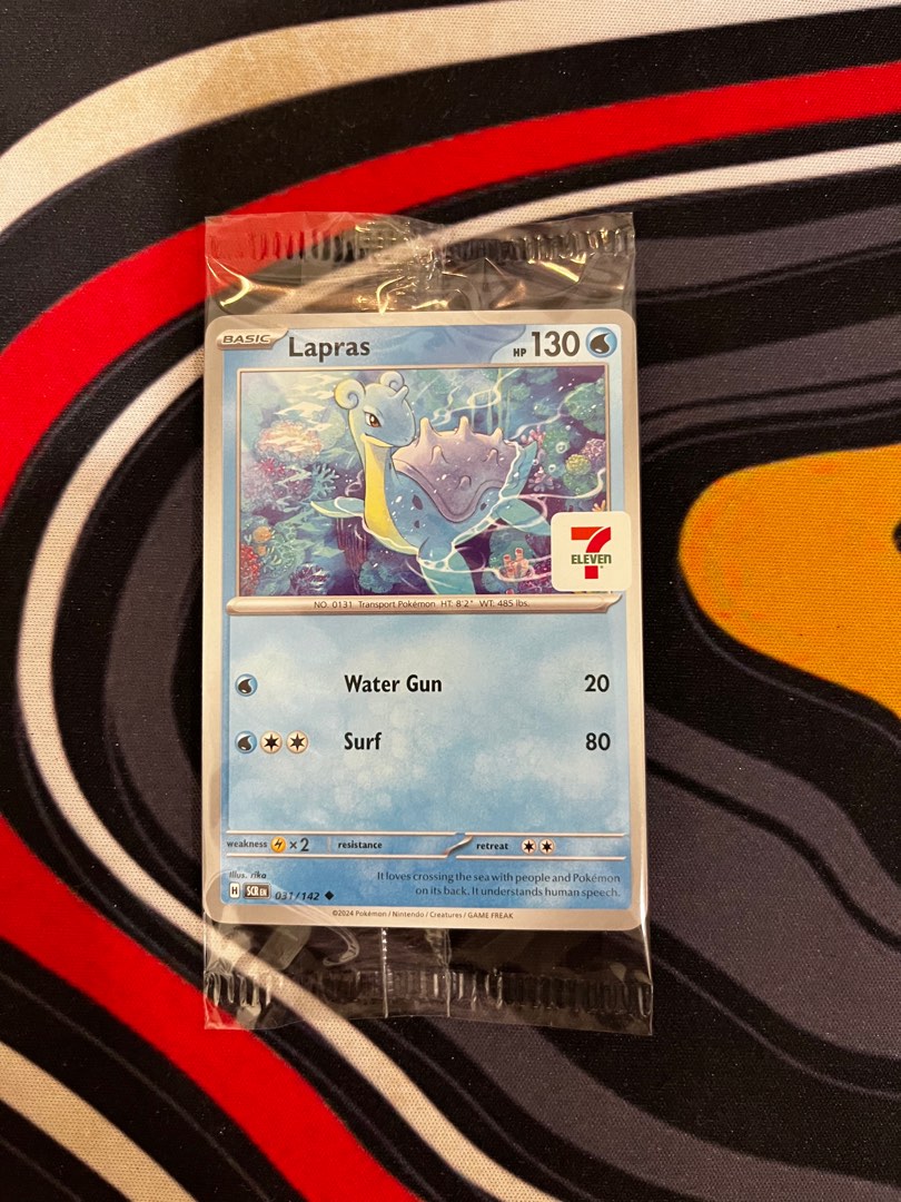 Stellar Crown Lapras 7/11 Exclusive Asia Promo, Hobbies & Toys, Toys ...