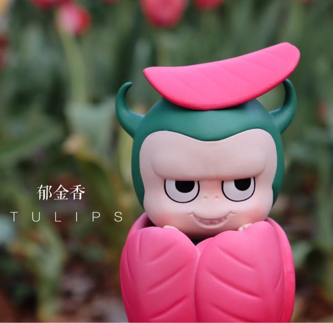 Pop Mart Labubu The Monsters Flower Elves Tulips, Hobbies & Toys, Toys ...