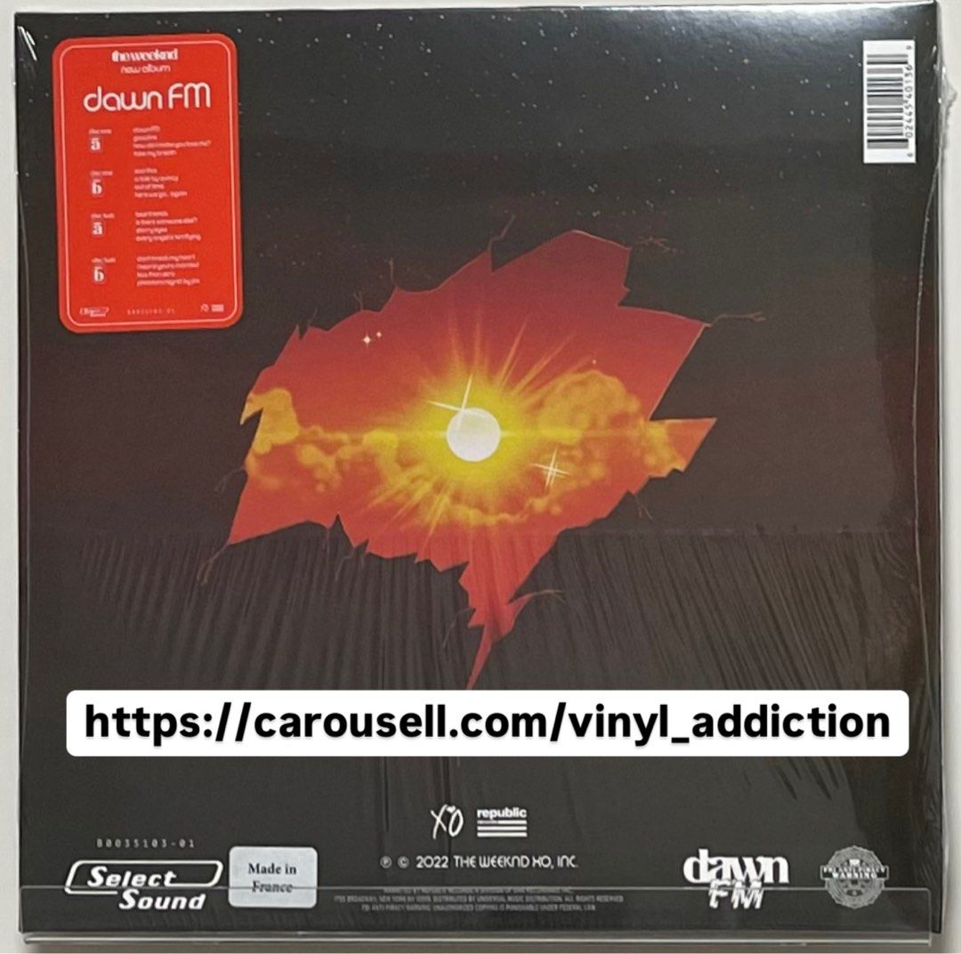 [現貨]The Weeknd Dawn FM Target exclusive silver vinyl 限量版銀膠 2LP 雙碟, 興趣及 ...