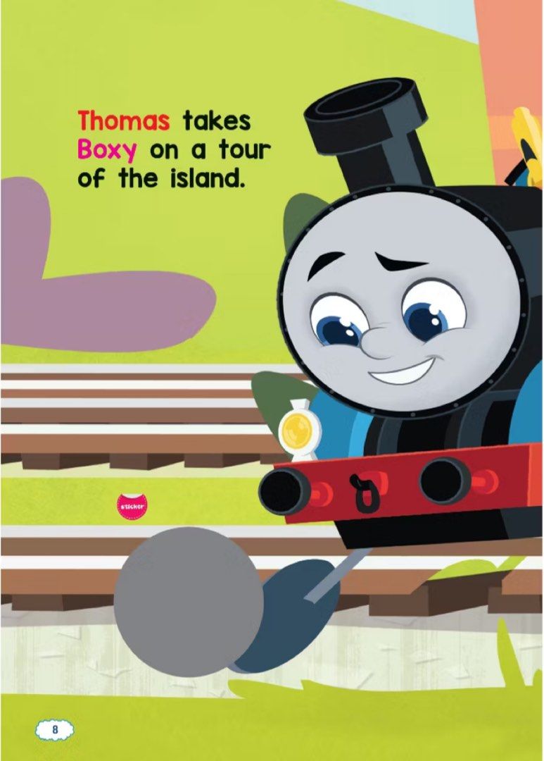 Thomas & Friends Read, Colour, Stick, Hobbies & Toys, Books & Magazines ...