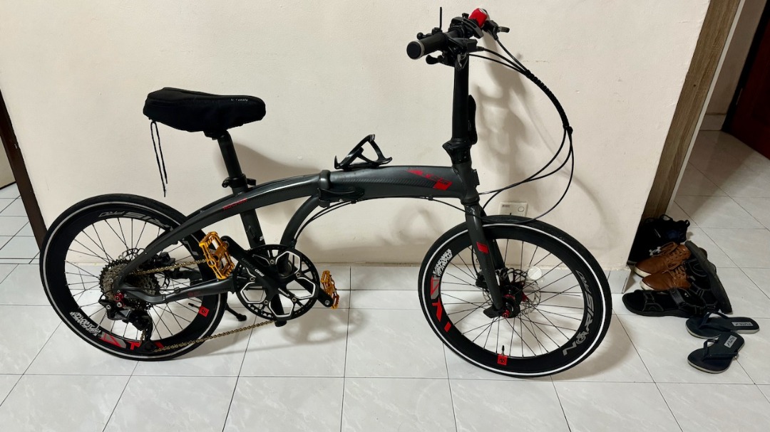 TRS Rocher Folding Bicycle 20 Inch Shimano, Sports Equipment, Bicycles ...