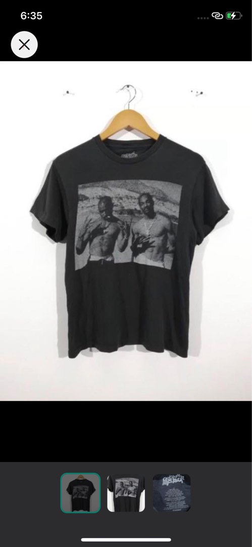 Tupac with snoop dog tshirt, Men's Fashion, Activewear on Carousell