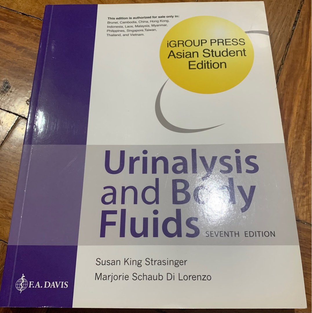 Urinalysis and Body Fluids (Strasinger 7th edition), Hobbies & Toys ...