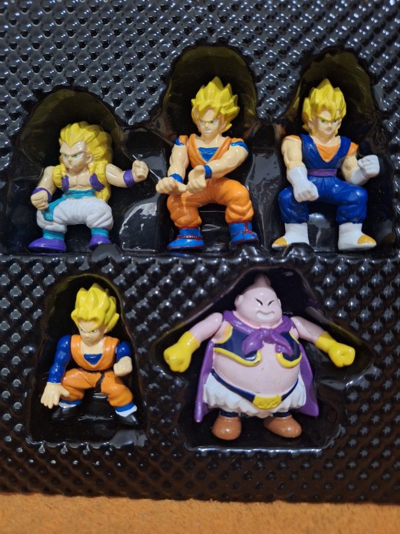 Vintage 1995 Bandai Dragonball Z Dragon Ball Battle Brusher Set 5 Mini ...