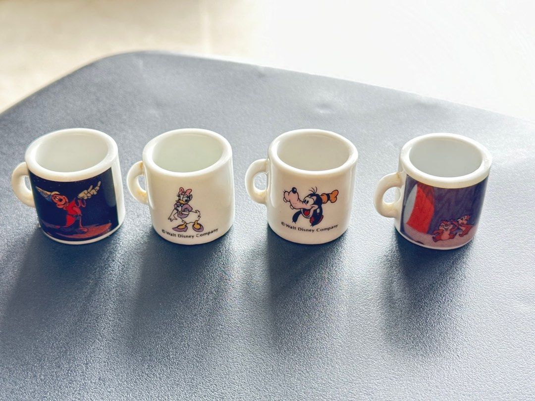 Vintage Walt Disney 1” Cermanic Tea Cups, Hobbies & Toys, Memorabilia ...