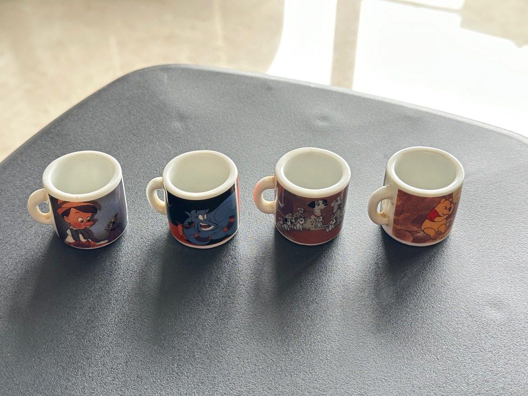 Vintage Walt Disney 1” Cermanic Tea Cups, Hobbies & Toys, Memorabilia ...