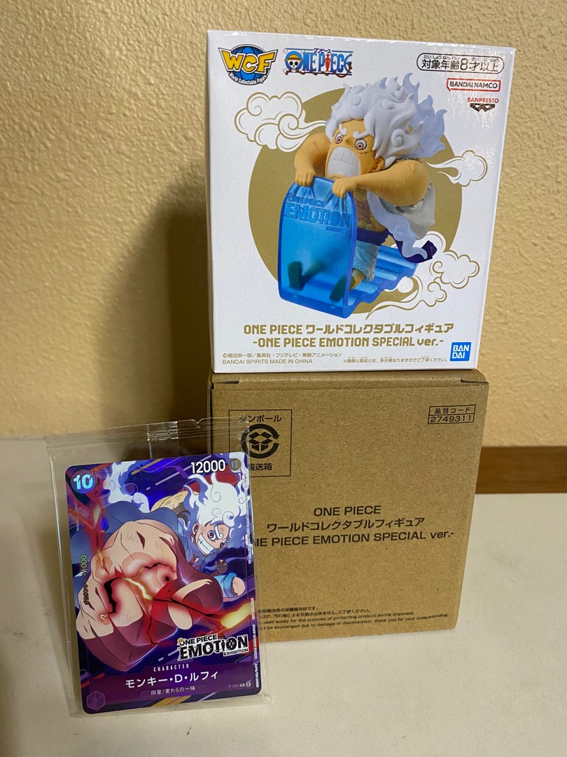 WCF One Piece Emotion Special Ver with Promo Tcg One Piece Card ...
