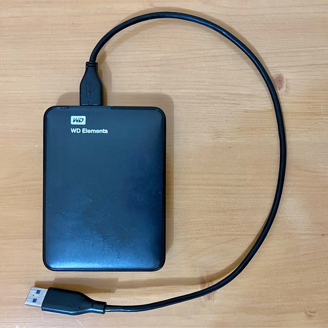 WD 1TB HDD External Hard Drive (Western Digital) 1 TB PLUG & PLAY ...
