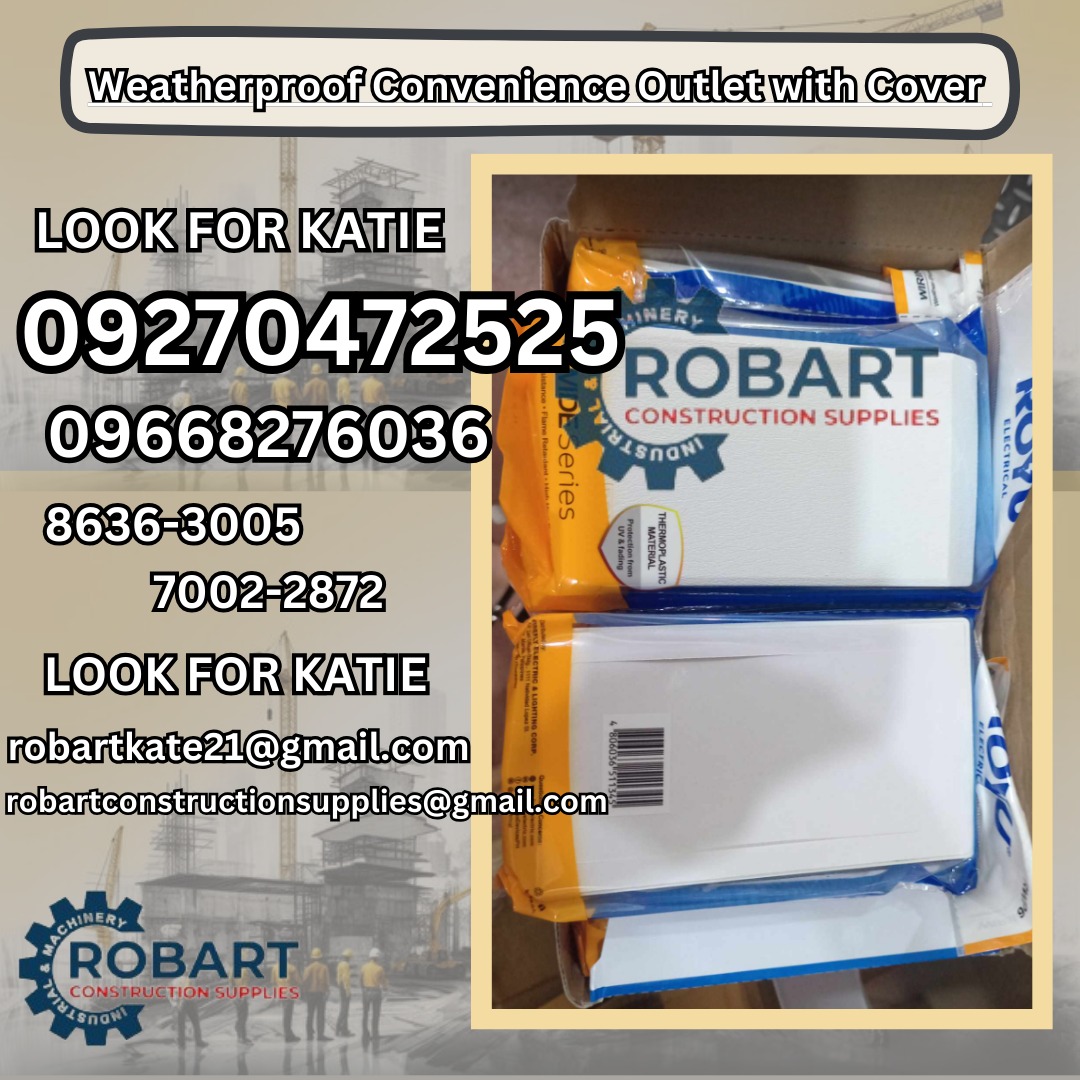 Weatherproof Convenience Outlet with Cover, Commercial & Industrial ...