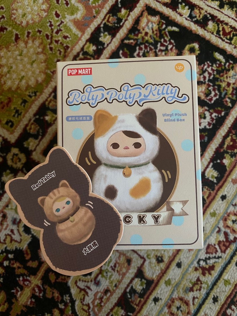 WTS WTT Pop Mart Pucky Roly Poly Red Tabby Orange Cat, Hobbies & Toys ...