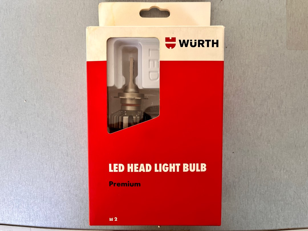 Wurth LED H7 6000K, Aksesoris Mobil di Carousell