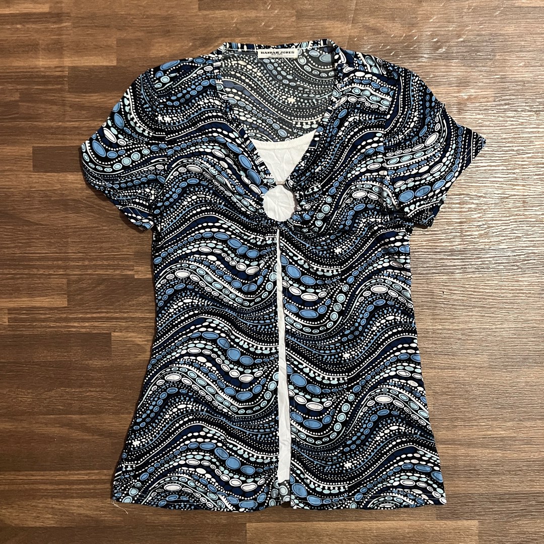 Y2K 2000s Top, Women's Fashion, Tops, Blouses on Carousell