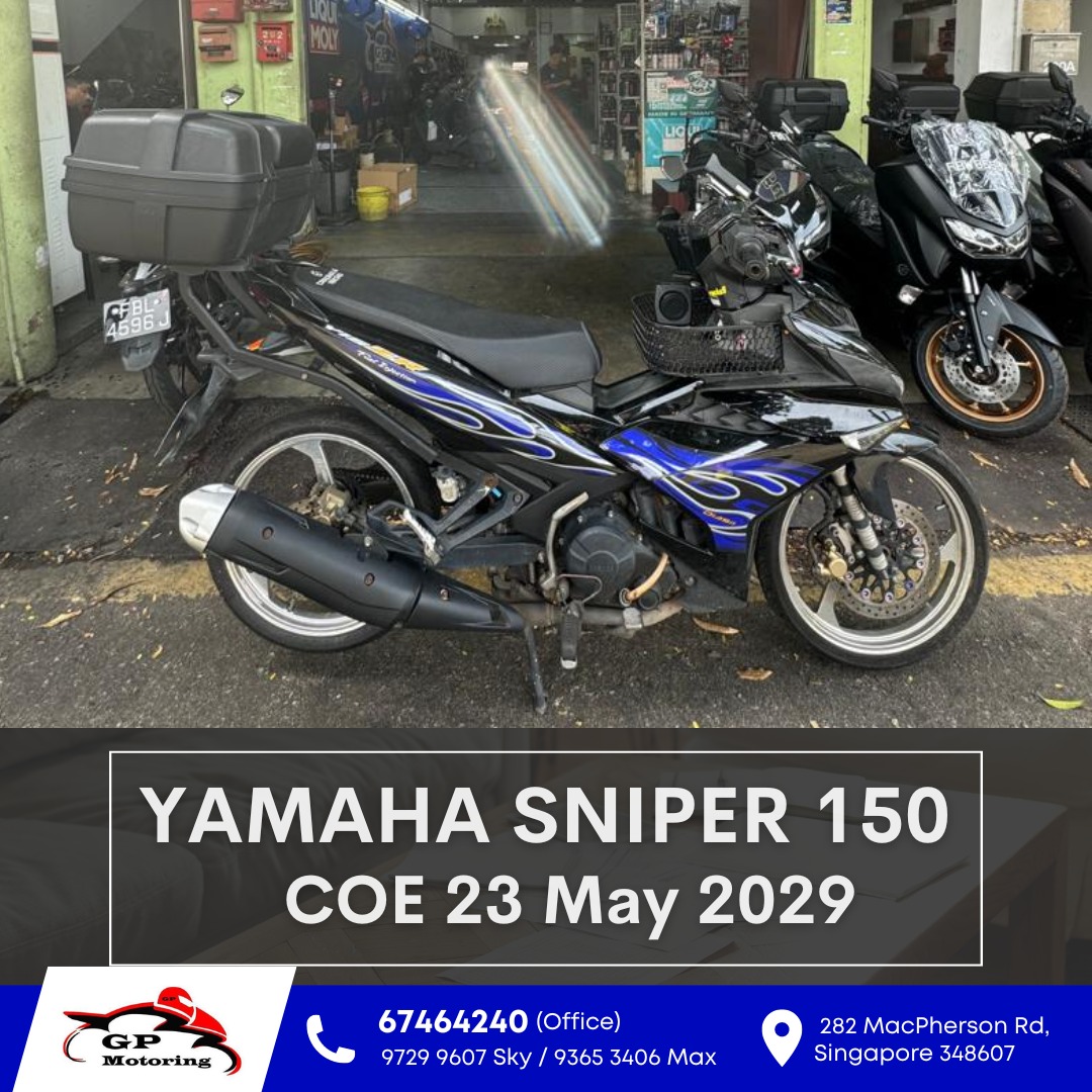 YAMAHA SNIPER 150 USED BIKE CLASS 2B, Motorcycles, Motorcycles for Sale ...
