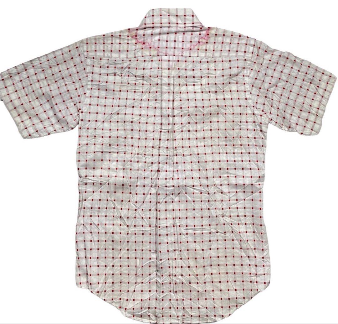 Yoshiyuki Konishi Ficce Collezione Red Checkered 2 Tone, Luxury ...