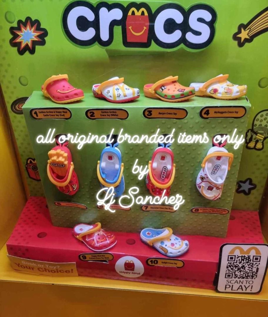 2024_McDonald's Crocs slipper Happy Meal Classic collectible set ...