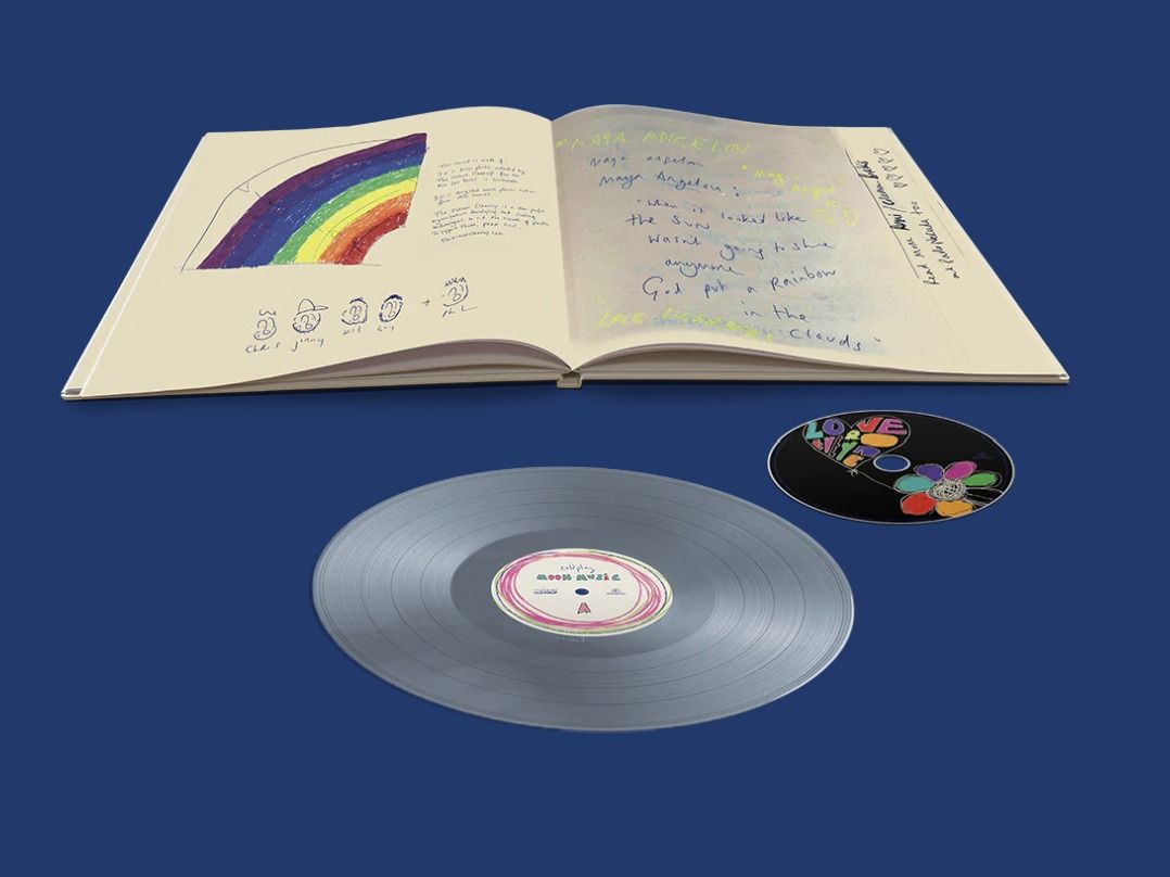 預訂 Coldplay - MOON MUSiC - NOTEBOOK EDITION LP 黑膠 唱片 彩膠, 興趣及遊戲, 音樂、樂器 ...