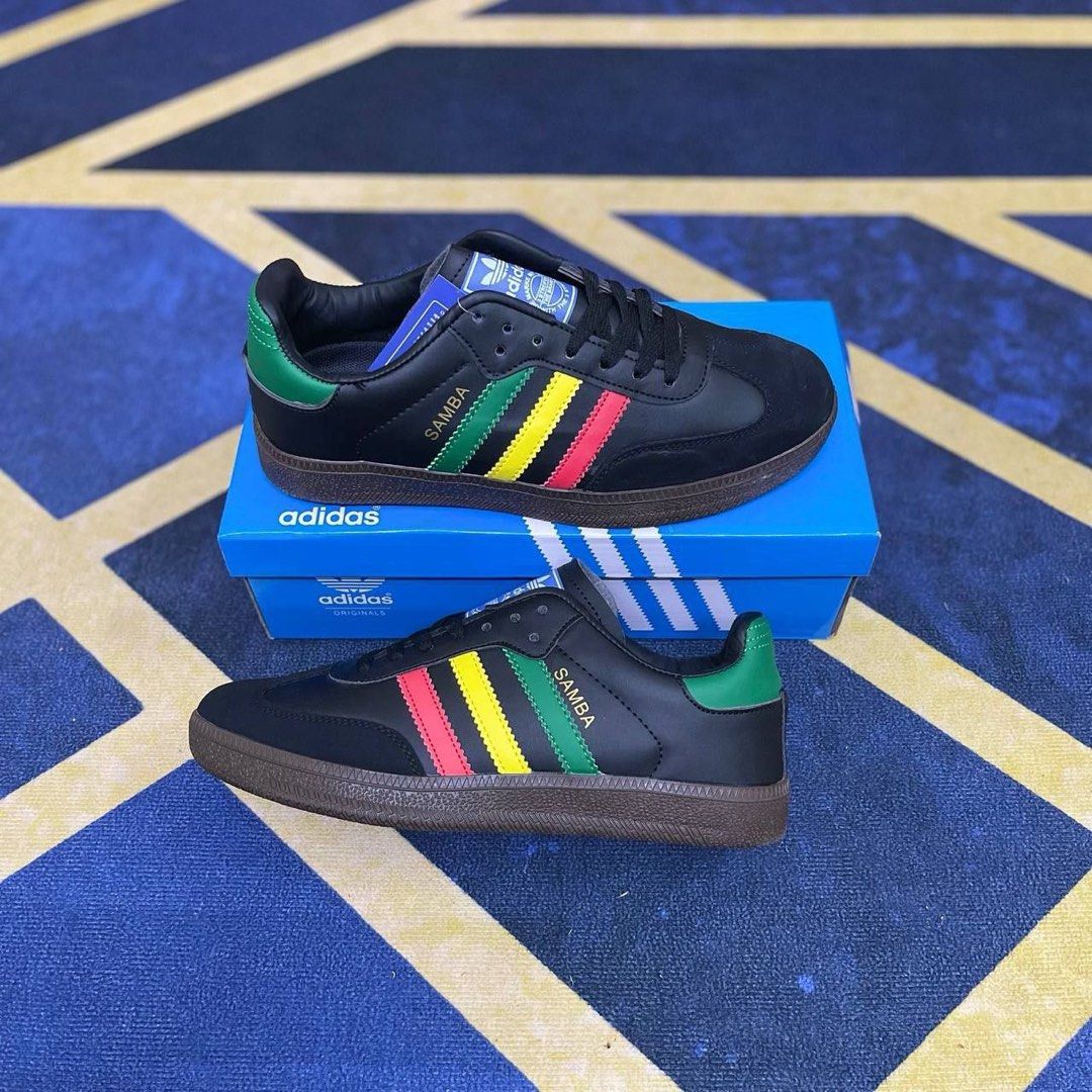 ADIDAS SAMBA RASTA, Women's Fashion, Footwear, Sneakers on Carousell