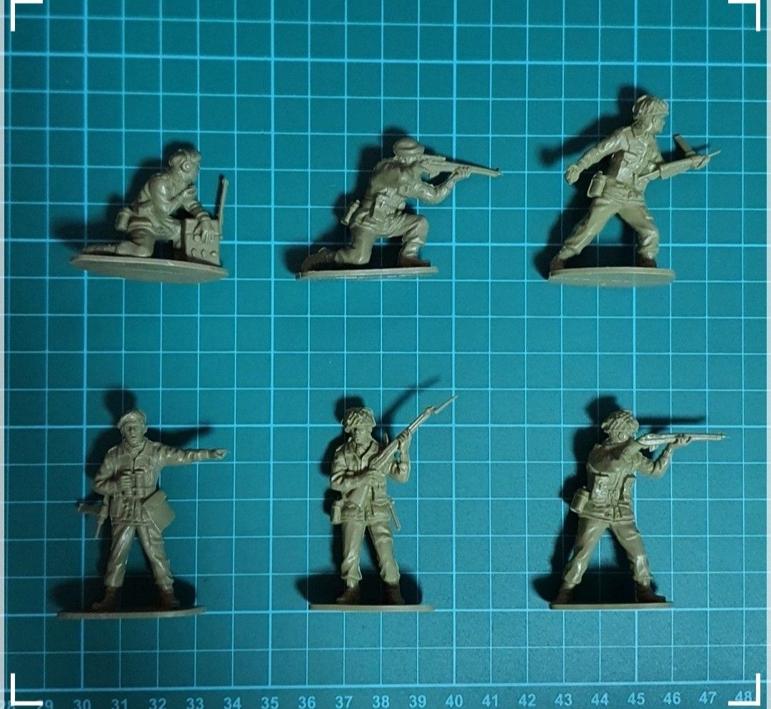 Airfix Vintage WW2 Plastic Toy Soldiers lots 1/32 British Commandos And ...