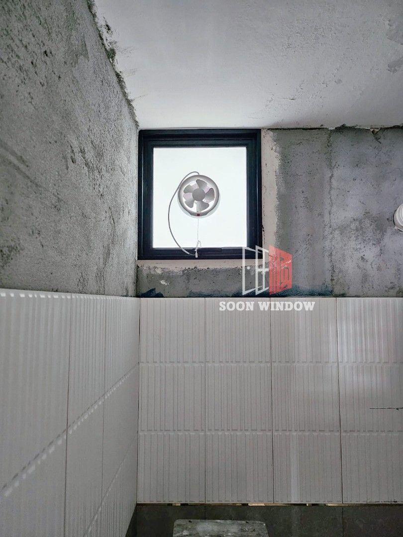 Aluminium Toilet Window | Top Hung | Louvre, Home Services, Renovations ...