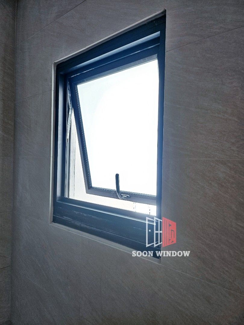 Aluminium Toilet Window | Top Hung | Louvre, Home Services, Renovations ...