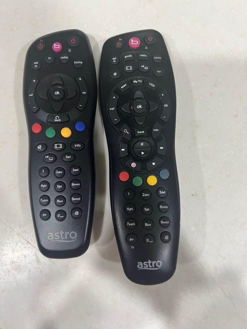 Astro Controller x 2, TV & Home Appliances, TV & Entertainment, TV ...
