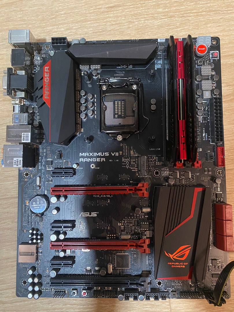 ASUS ROG Maximus VII Ranger Z97, 電腦＆科技, 電腦周邊及配件, 電腦周邊產品 - Carousell