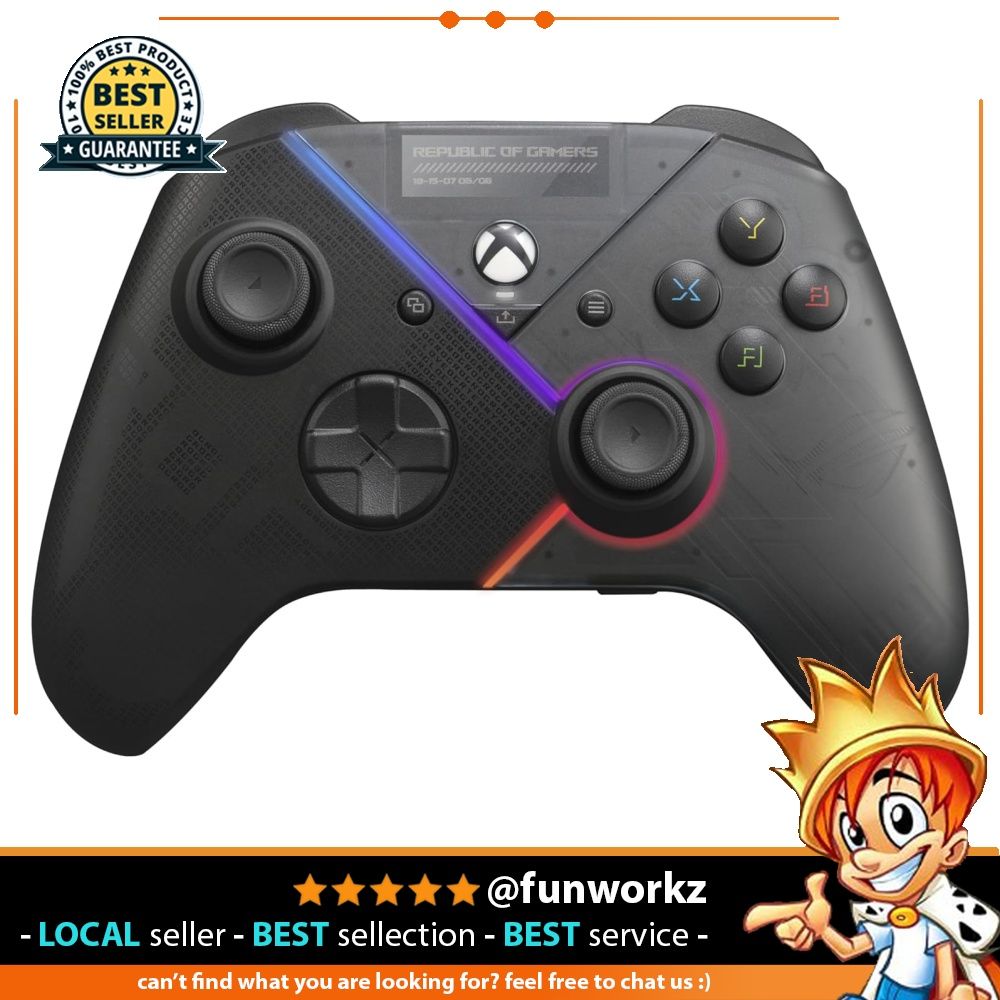 ASUS ROG Raikiri Controller, Gamepad, 2 Back Buttons, Trigger for ...