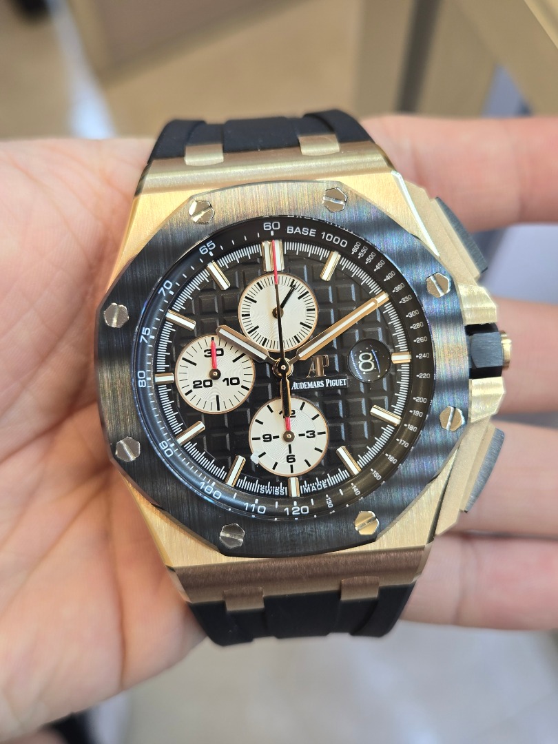 Audemars Piguet Royal Oak Offshore Rose Gold 44mm 26401RO 26401 AP RO ...