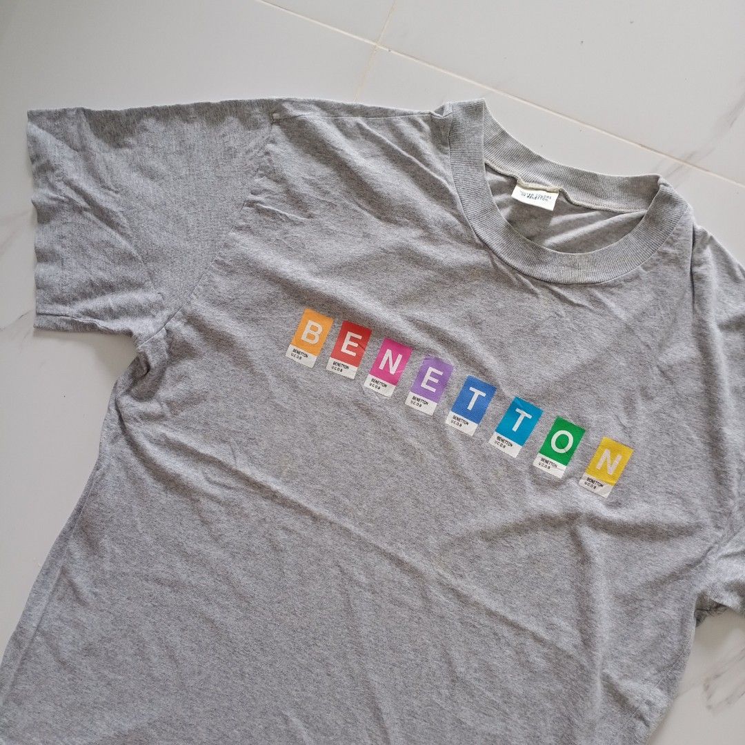 BENETTON racing UCOB united colors tshirt yamaha suzuki kawasaki shoei ...