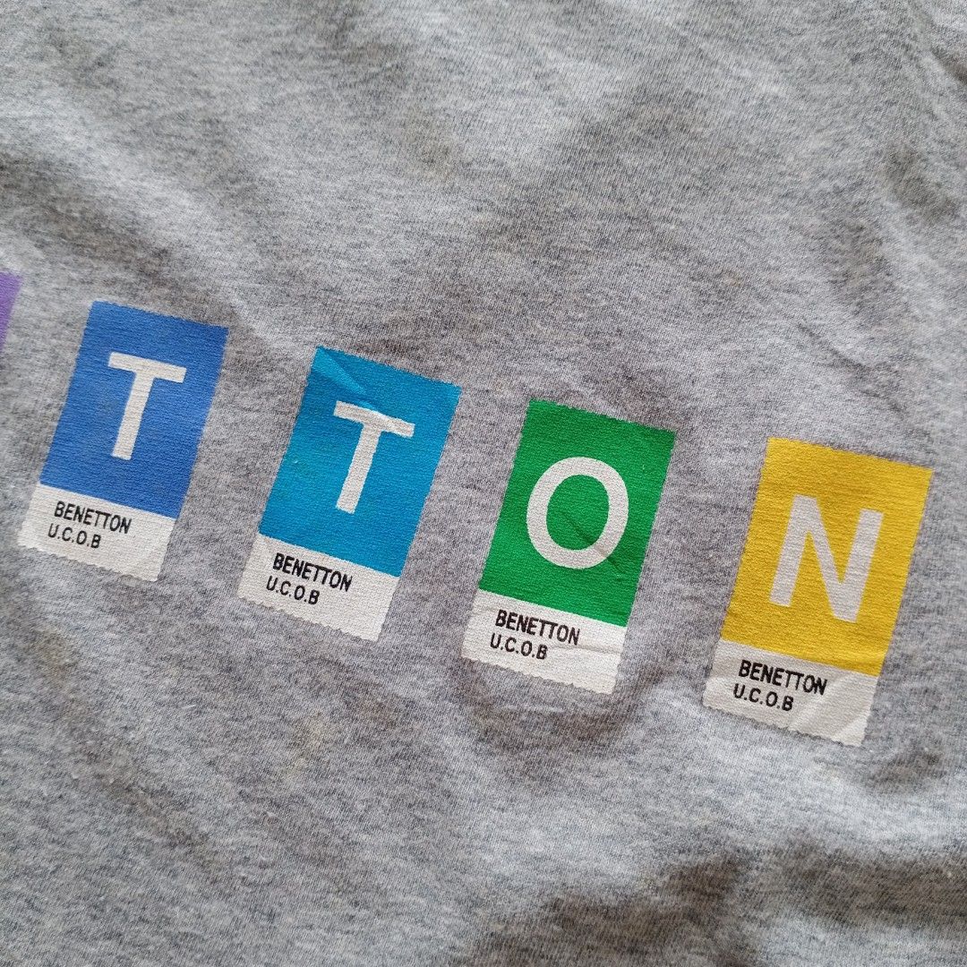 BENETTON racing UCOB united colors tshirt yamaha suzuki kawasaki shoei ...