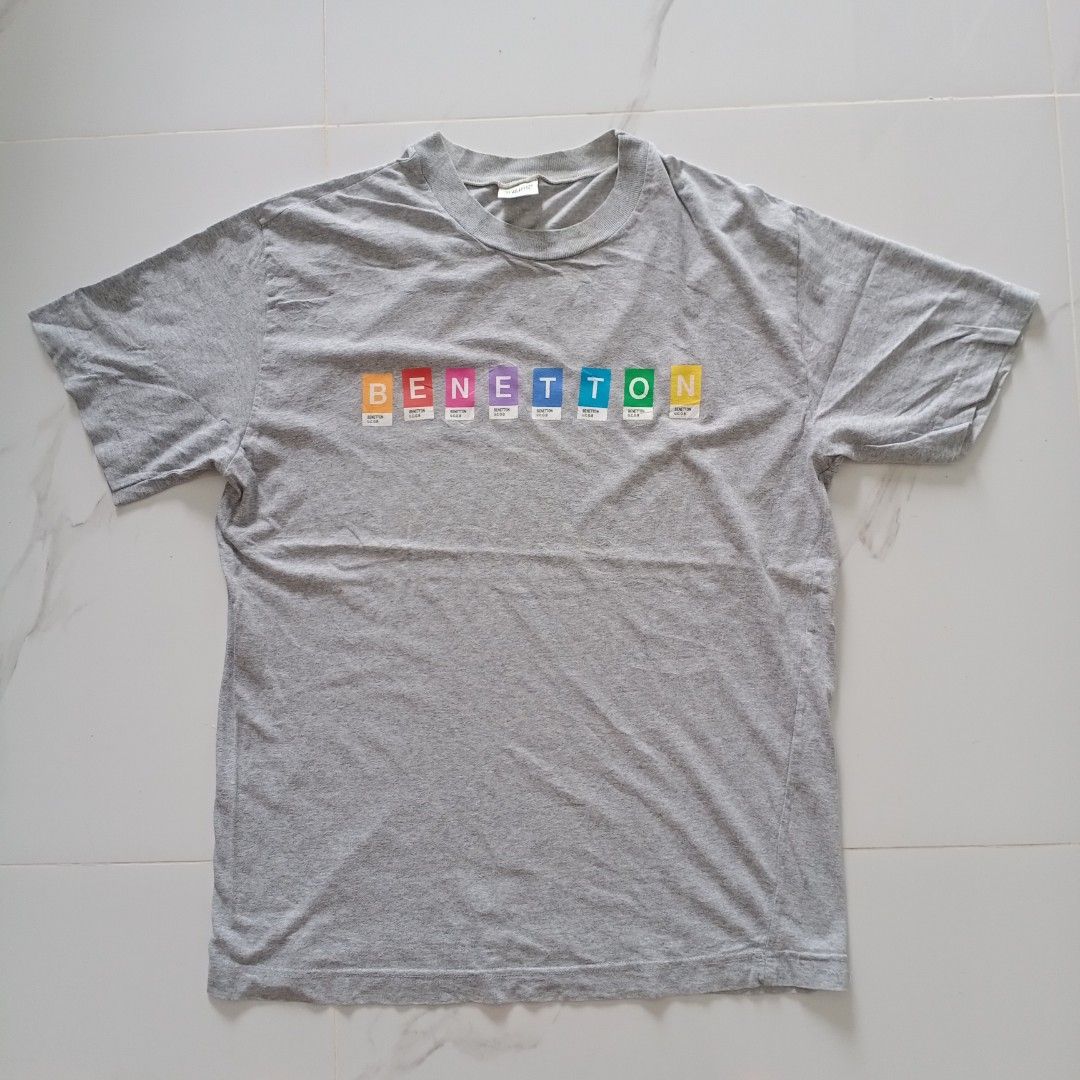 BENETTON racing UCOB united colors tshirt yamaha suzuki kawasaki shoei ...