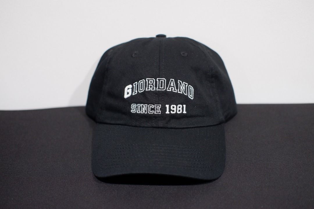 Black since 1981 dad hat/cap by Giordano, Men's Fashion, Watches ...