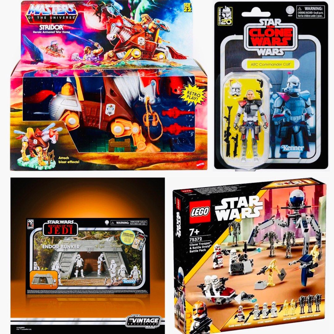 BNIB Lego Star Wars 75372 Clone Trooper & Battle Droid, ARC Commander ...