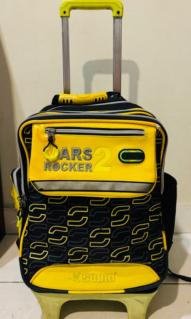 Branded 3-wheels Trolley School bag - Swan Mars Rocker2 three-wheels ...
