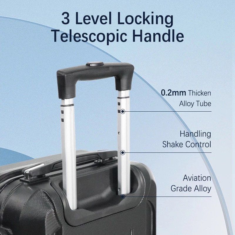 Case Valker 20" ABS Suitcase Ultralight Weight Business Luggage (20 ...