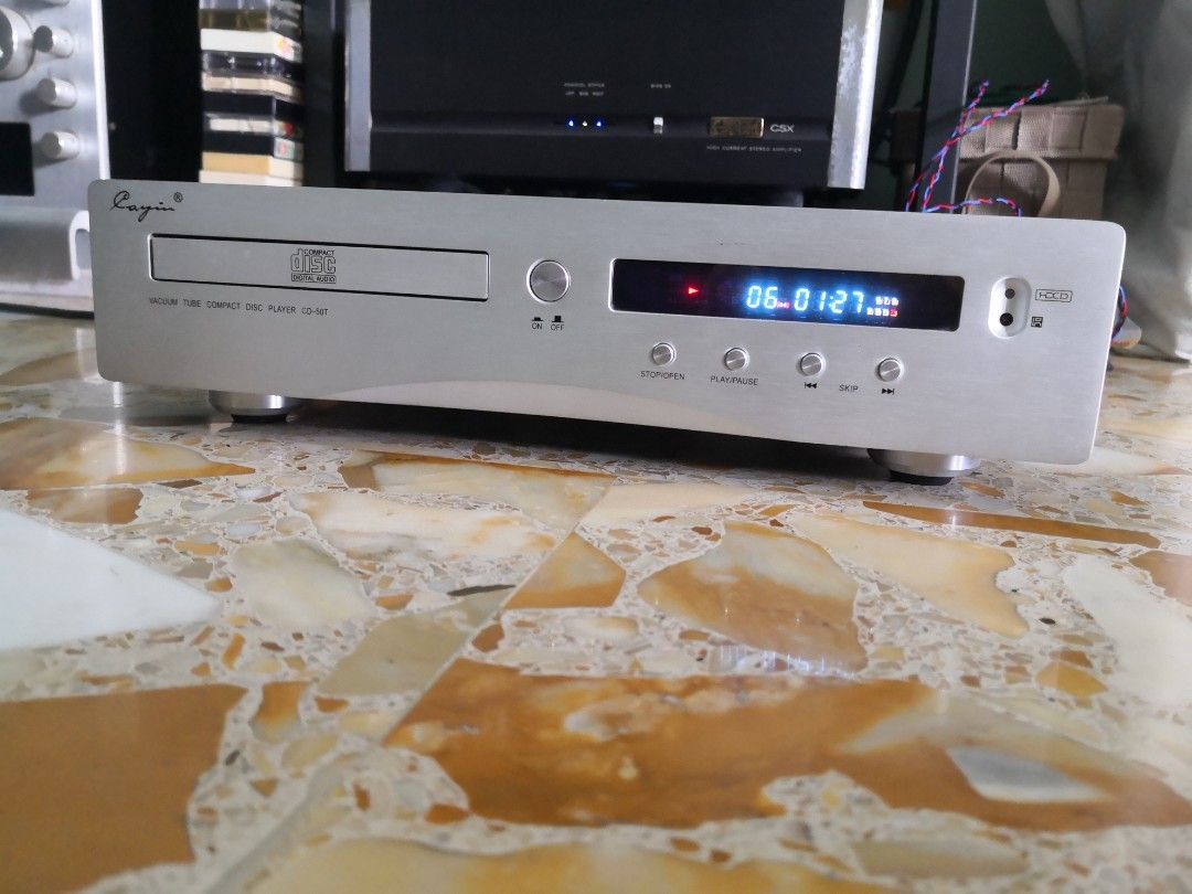 Cayin CD-50T tube (12AU7) cd player -, Audio, Other Audio Equipment on Carousell