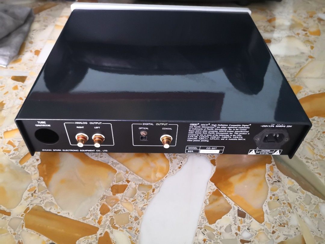Cayin CD-50T tube (12AU7) cd player -, Audio, Other Audio Equipment on Carousell